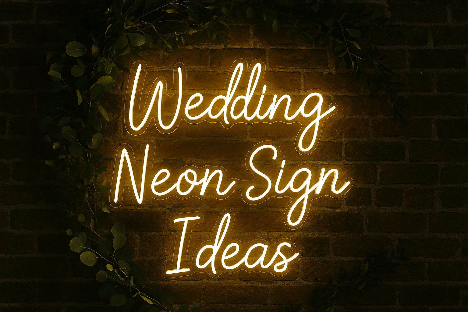 55 Unique Wedding Neon Sign Ideas for Your Big Day | NeonChamp