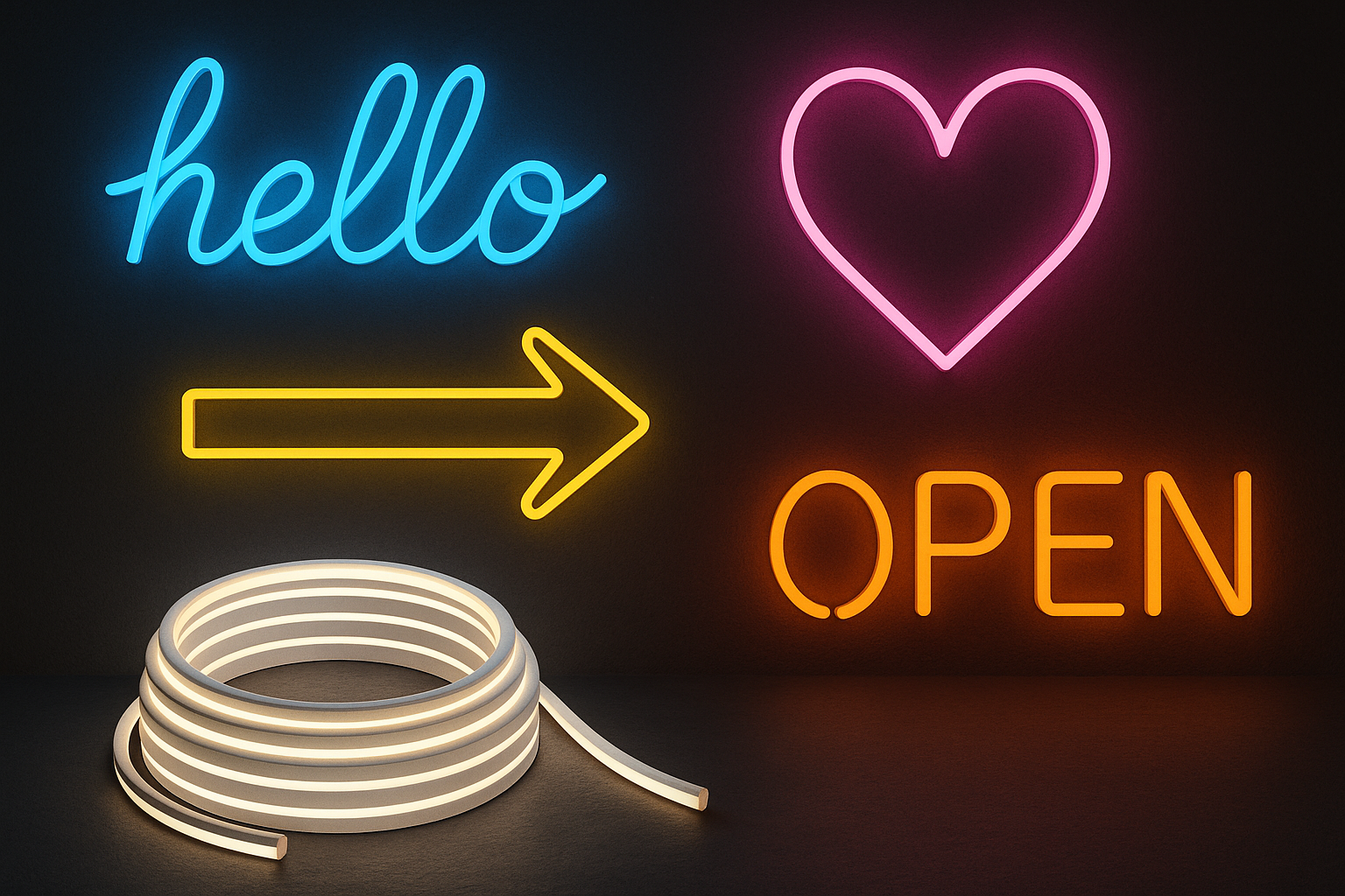 How to Create Neon Signs Using LED Neon Flex - NeonChamp