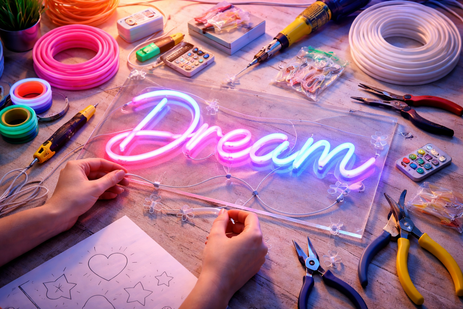 Make Your Own Neon Sign Kit Is DIY Worth It - NeonChamp