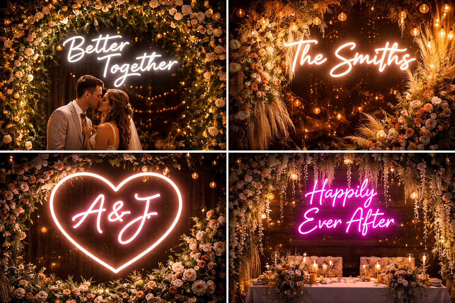 Personalized Wedding Neon Signs Are the Hottest Trend for Modern Weddings